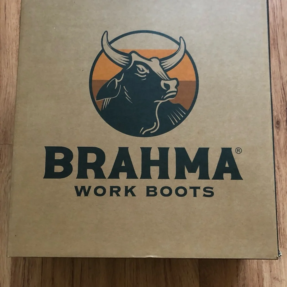Brahma | Shoes | Brahma Black Steeltoe Work Boots | Poshmark